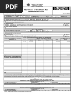 BIR Form 2307 Updated AUG 2023 | PDF | Payments | Taxes