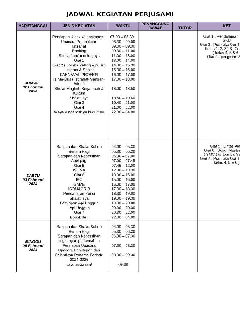 Saya sedang berbagi 'jadwal pelantikan 2024' dengan Anda | PDF