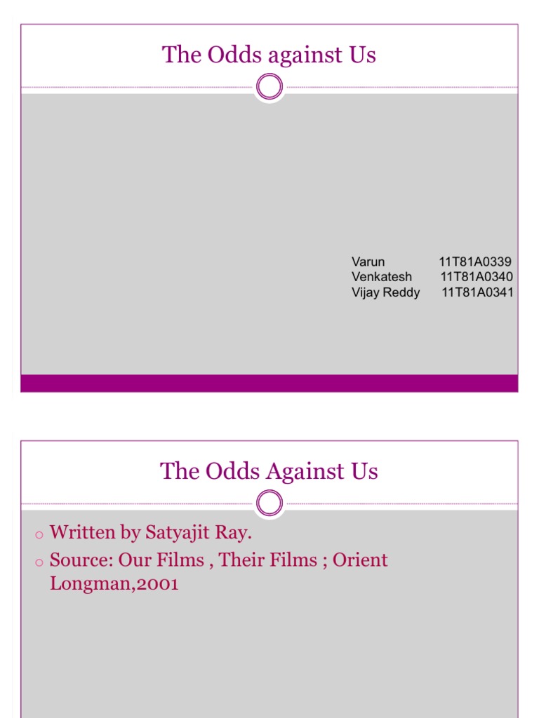 Odds Against Us | PDF
