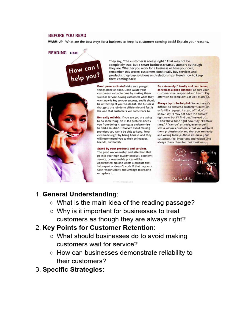 Reading Comprehension Unit 3 | PDF | Human Communication