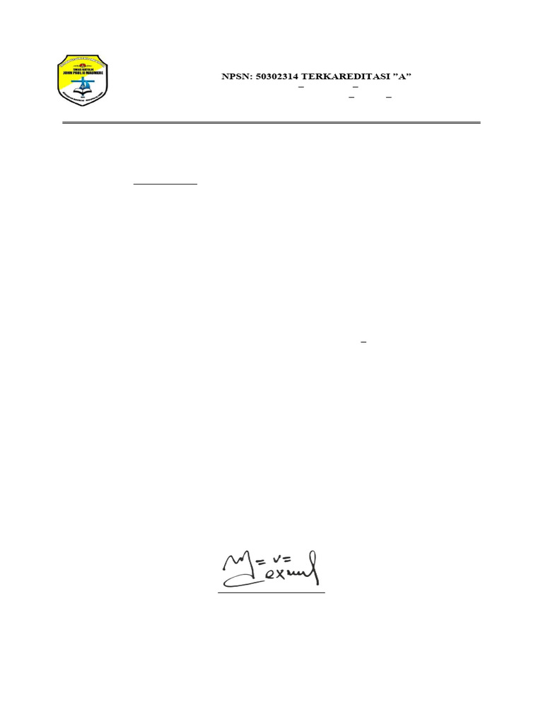 Surat - Pemberitahuan - Razia Kelas X | PDF