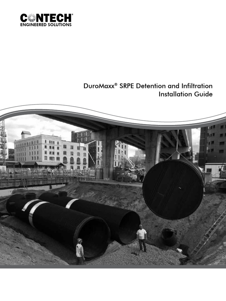 DuroMaxx SRPE Detention & Infiltration Installation Guide | PDF | Pipe ...