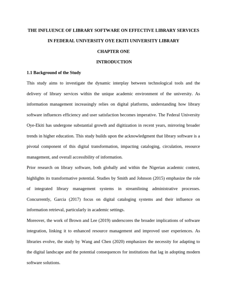 Chapter 1 3 Aisha | PDF | Libraries | Librarian