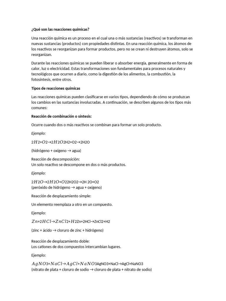 proyecto quimica 9 dic. | PDF | Redox | Reacciones químicas