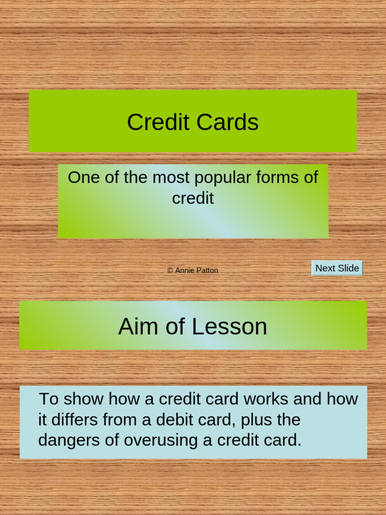 Understanding Credit Cards and Risks | PDF | Credit Card | Credit