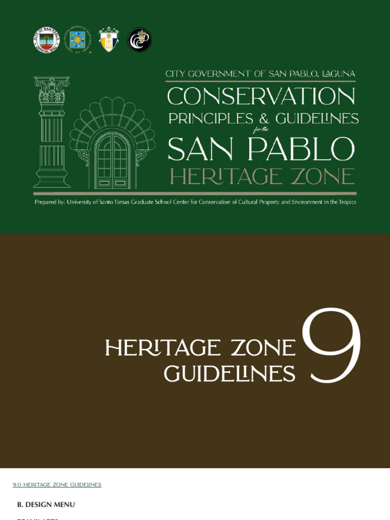 San Pablo Heritage Zone Guidelines | PDF | Window | Door