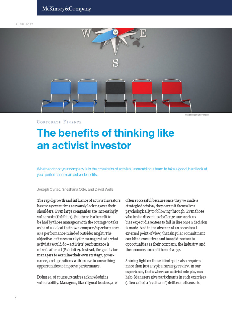 The-Benefits-Of-Thinking-Like-An-Activist-Investor (McKinsey) | PDF ...