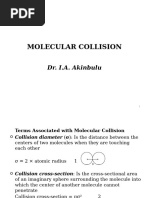 Collision Diameter, Collision Frequency, Mean Free Path | PDF | Gases ...