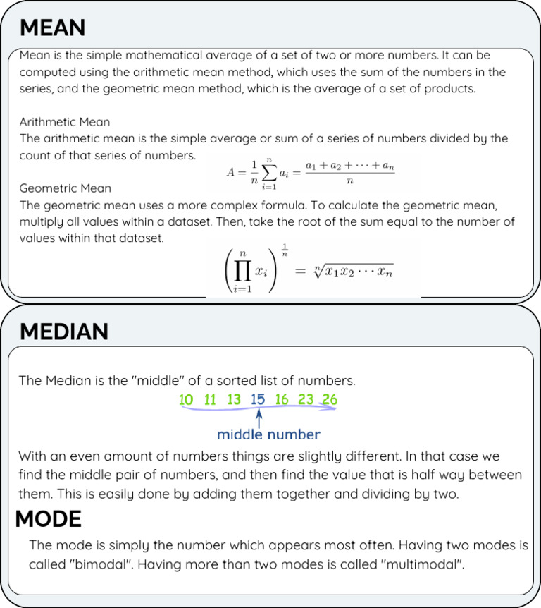 Mean-Median-Mode | PDF