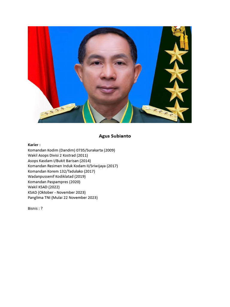 Agus Subianto | PDF