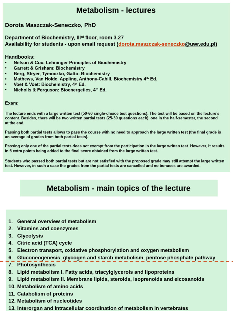 1 Introduction 2024 | PDF | Adenosine Triphosphate | Metabolism