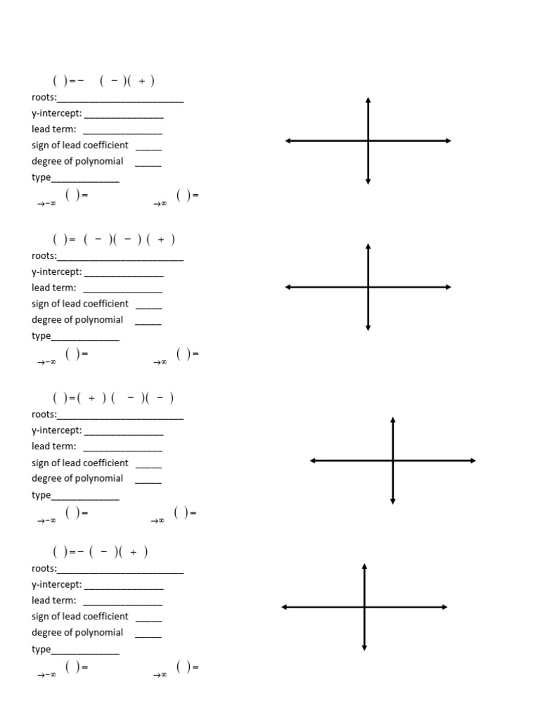 WSA+1 5+-1 6+graphing+polynomial | PDF | Zero Of A Function | Polynomial
