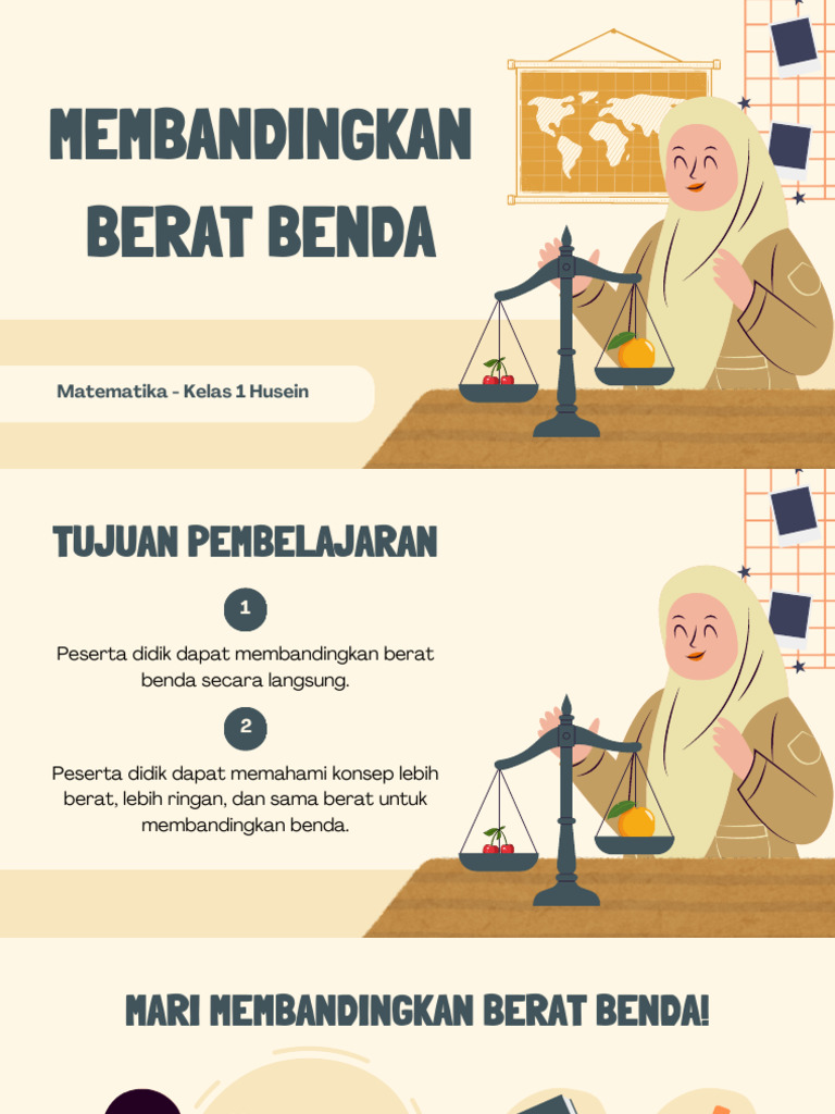 Presentasi Pendidikan Matematika Pengukuran Membandingkan Berat Benda ...