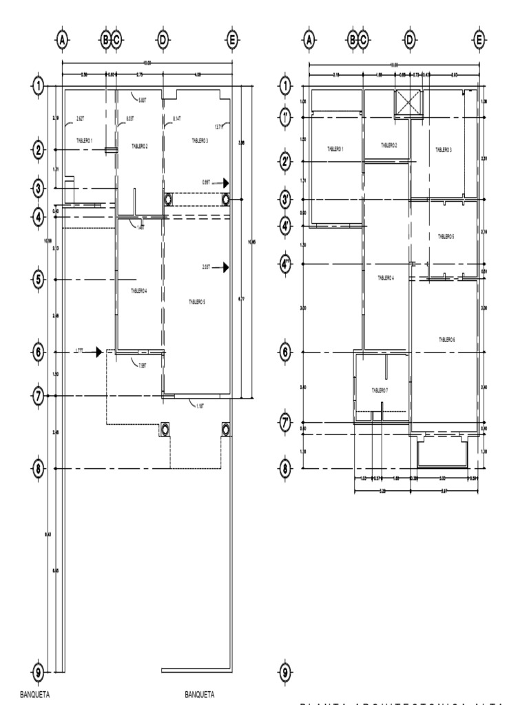 PLANO ESTRUCTURAS | PDF