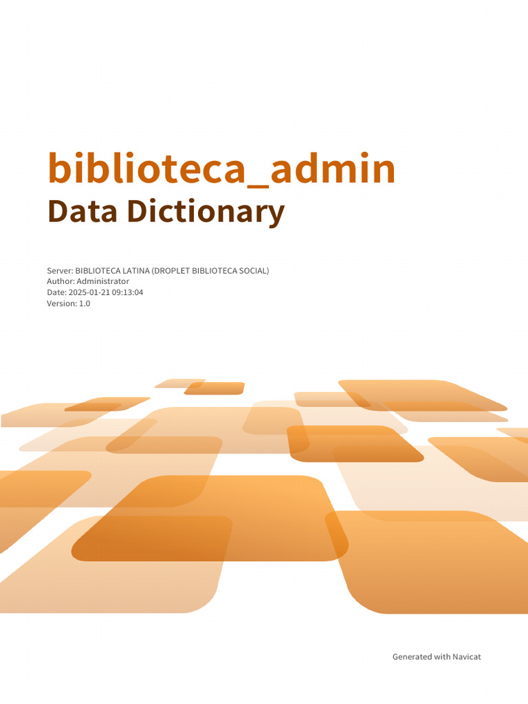 DataDictionary_20250121091304 | PDF | Database Index | Information Technology Management
