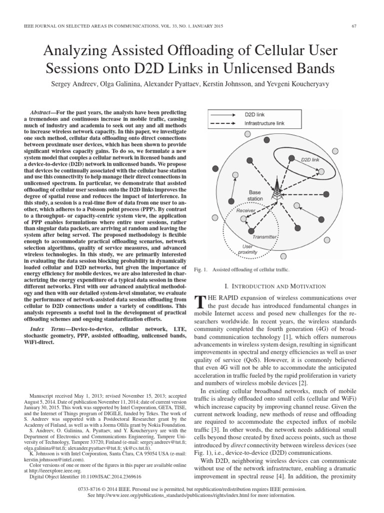 Analyzing_Assisted_Offloading_of_Cellular_User_Sessions_onto_D2D_Links_in_Unlicensed_Bands | PDF ...