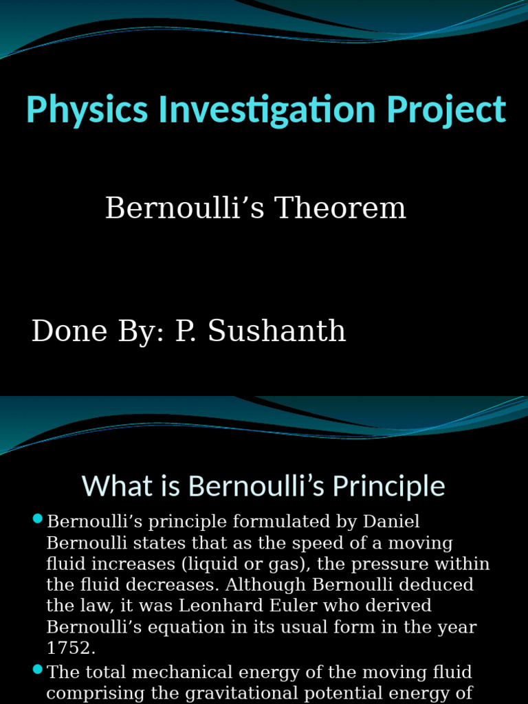 Physics Investigation Project | PDF | Quantity | Continuum Mechanics
