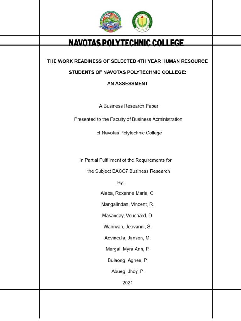 Assessing Work Readiness in HR Students | PDF | Human Resources ...