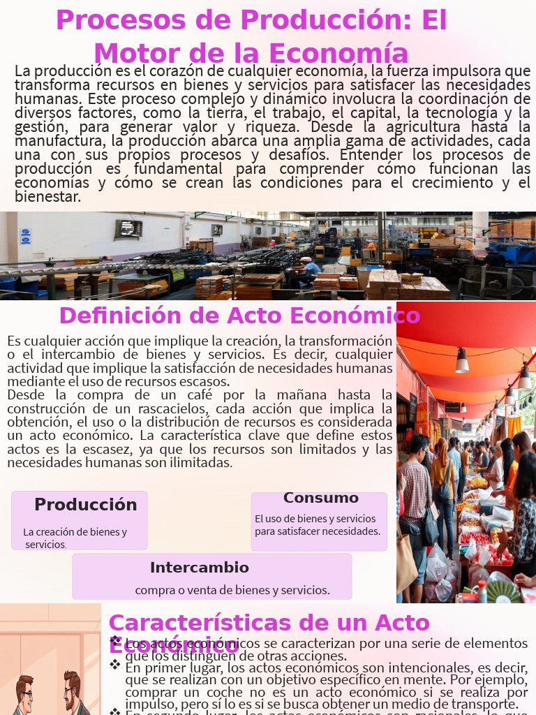 Procesos de Produccion El Motor de La Economia | PDF | Ciencias ...