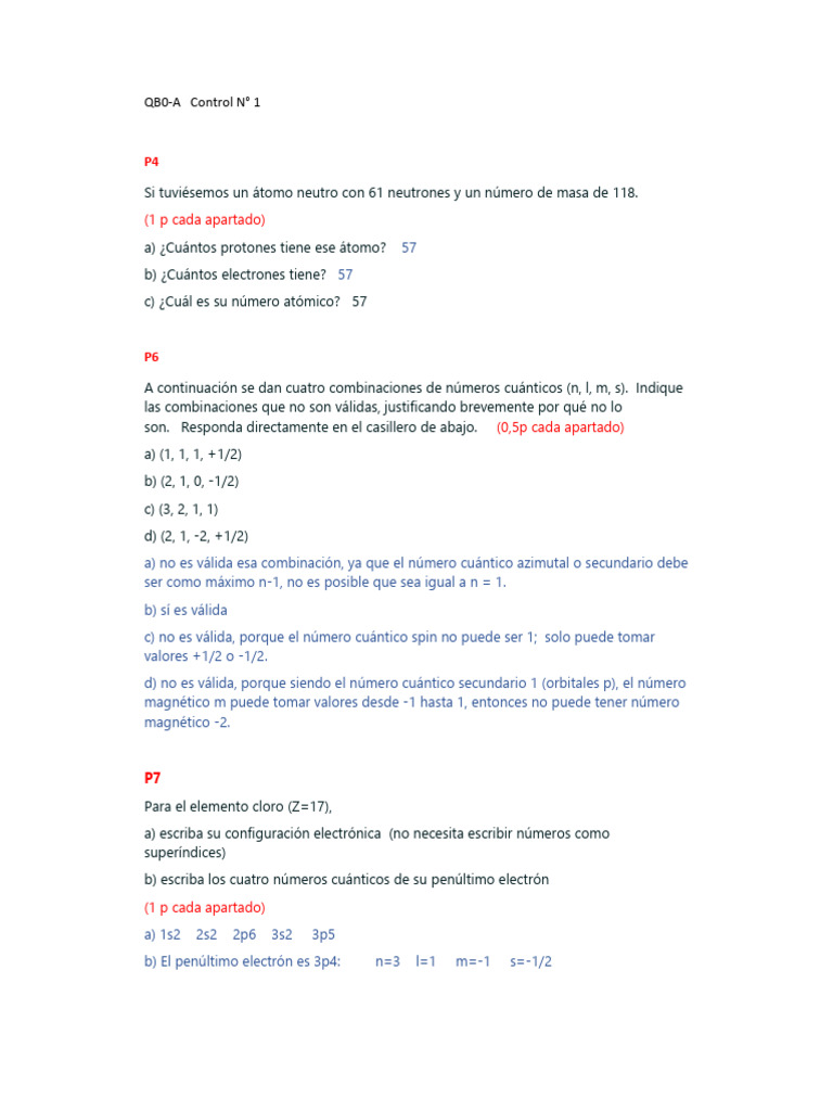 QB0 A control 1 - solución | PDF