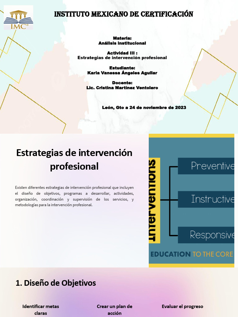 Estrategias de Intervención Profesional | PDF | Trabajo Social ...