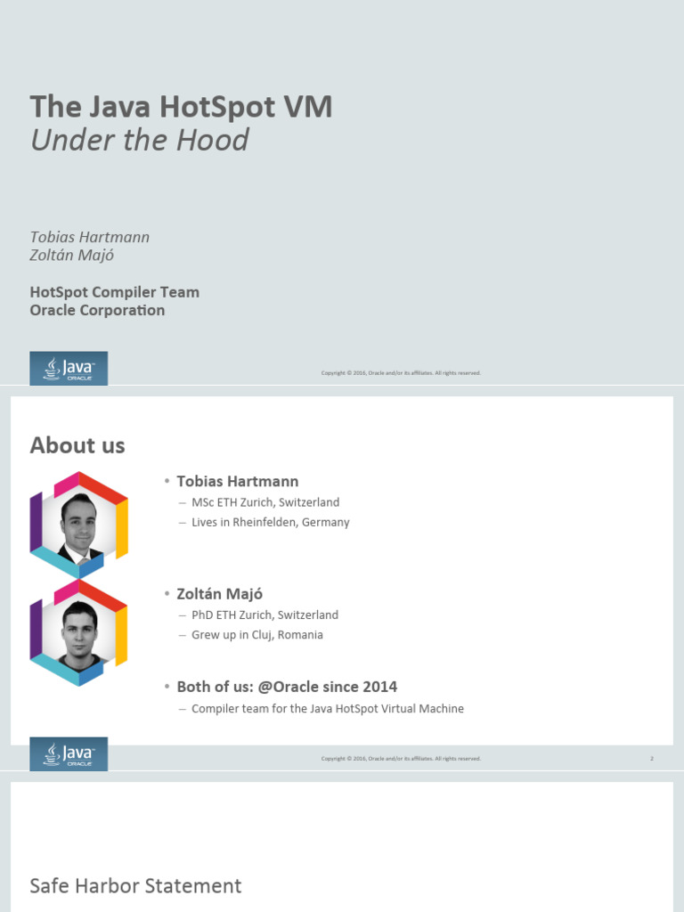 2016-Hotspot Under The Hood | PDF | Virtual Machine | Java (Programming Language)