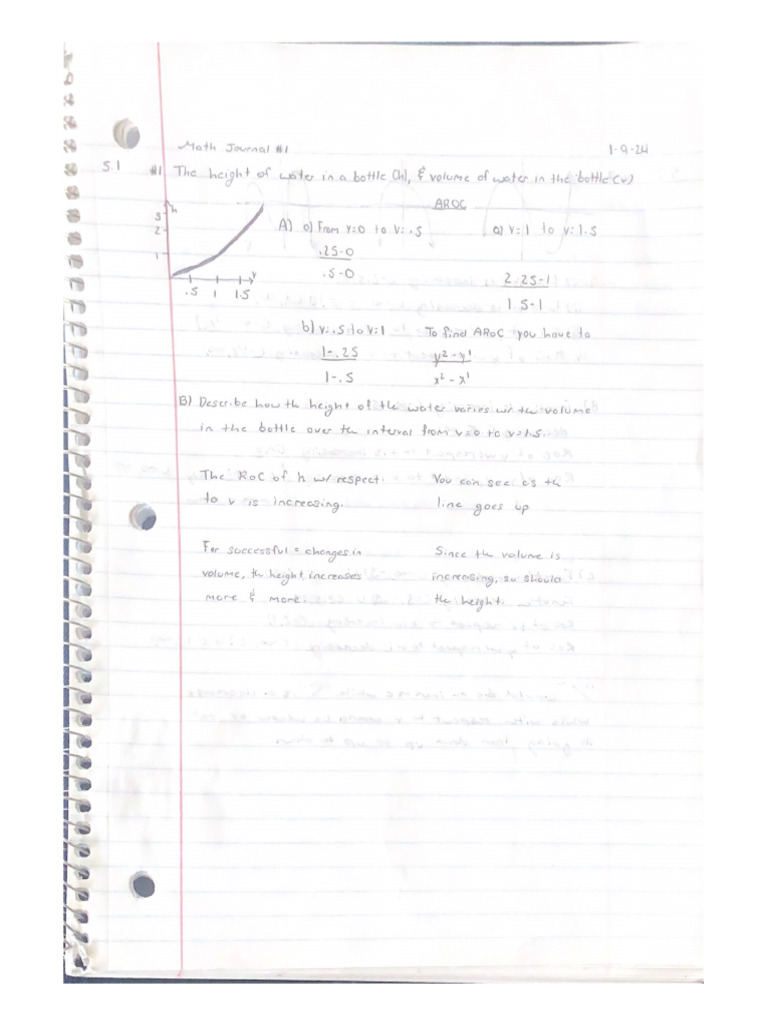 math journal #1 | PDF