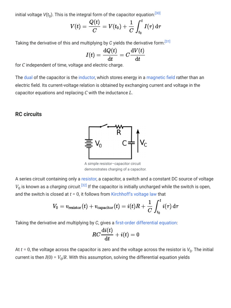 Capacitor 3 - Wikipedia | PDF | Capacitor | Electrical Impedance