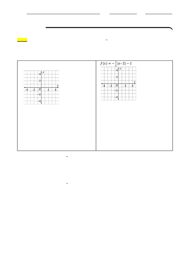4-5A Classwork Abs Value Attributes Pt. 1 | PDF