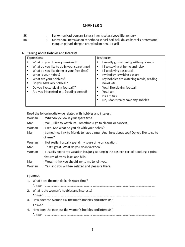 CHAPTER 1 | PDF | Language Mechanics | Syntax