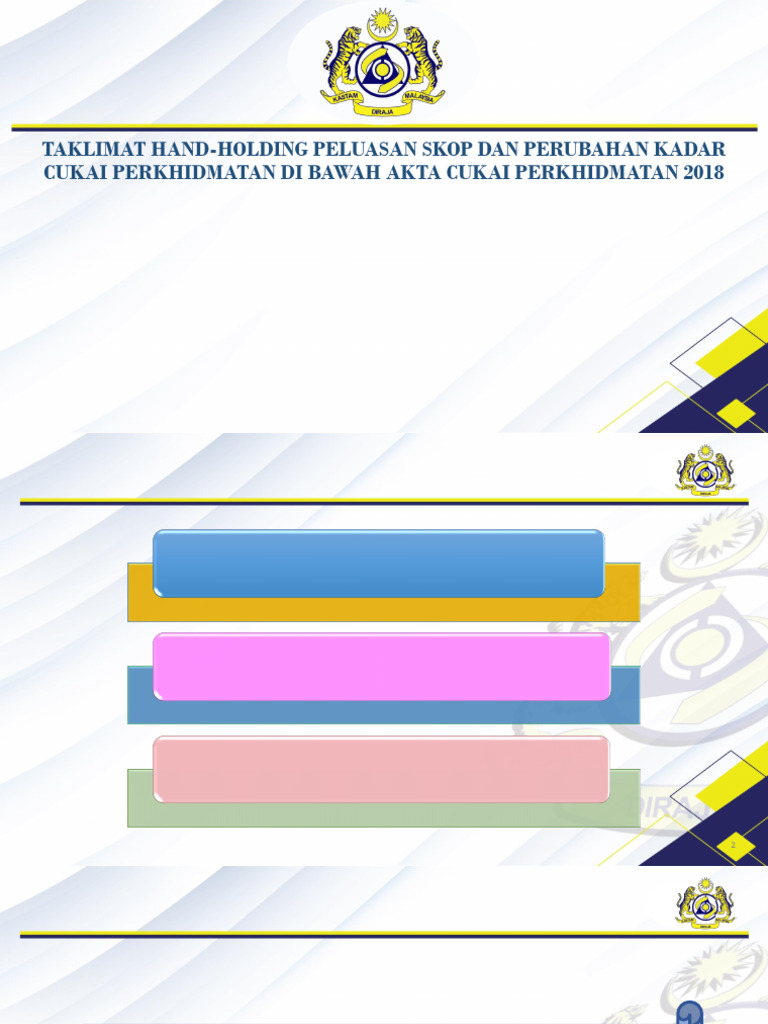 Slot 1 - Taklimat Cukai Perkhidmatan Peluasan Skop - 06032024 - Melaka-1 | PDF