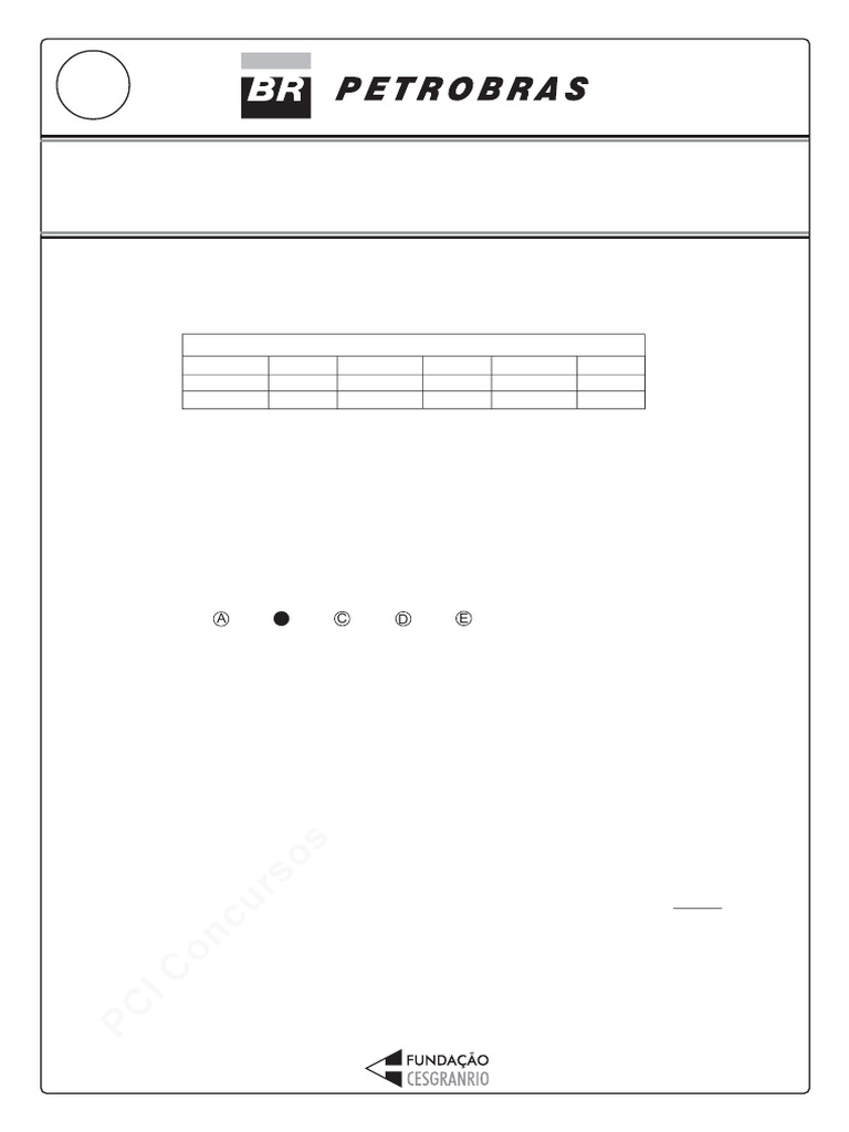 Prova - 40 - 2010 | PDF | Tempo | Manganês