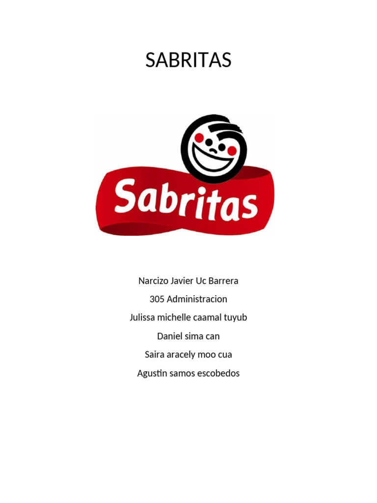 SABRITAS | PDF | Business | Precios