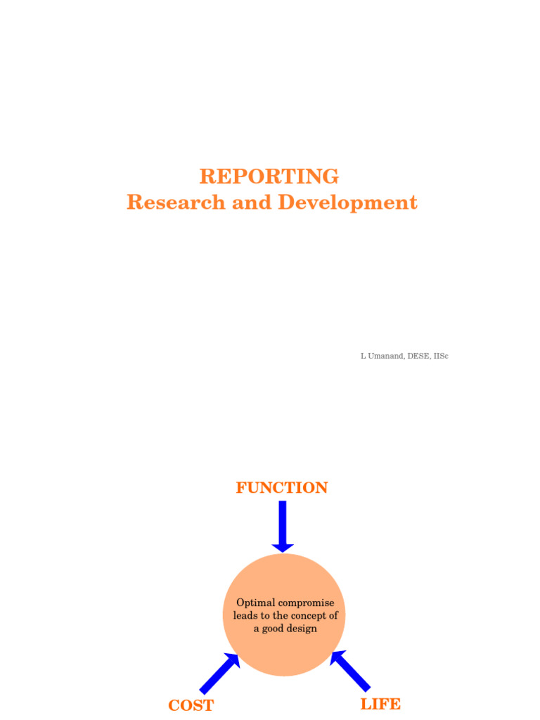 Reporting Framework Presentation | PDF | Reliability Engineering ...