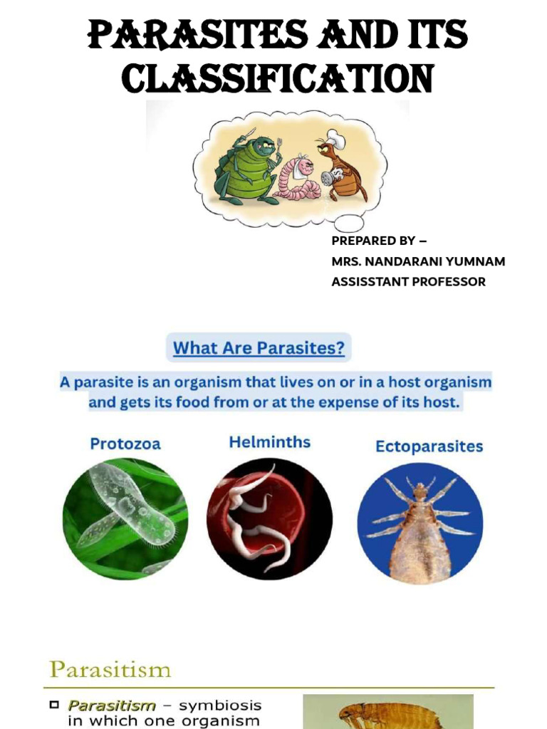 Parasites and Its Classification | PDF
