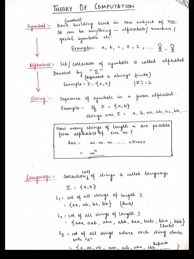 Theory of Computation! | PDF | Artificial Intelligence | Intelligence (AI) & Semantics