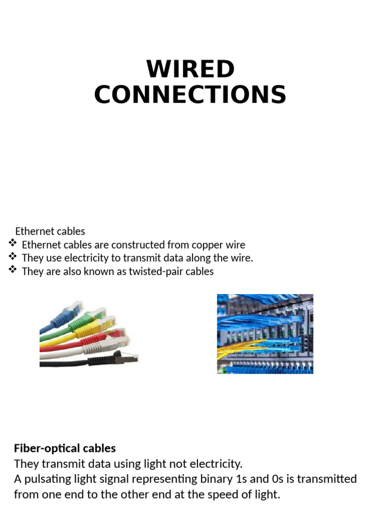 Wired Connections | PDF