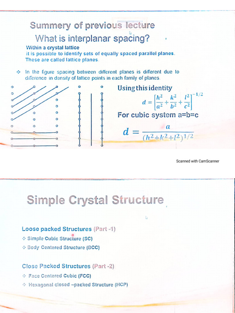 Lecture-8 (Packing Fraction) | PDF