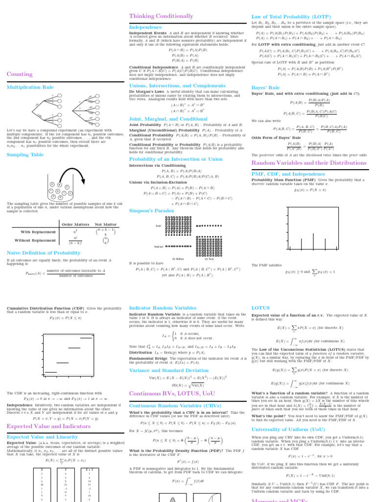 Probability | PDF | Probability Theory | Probability Density Function