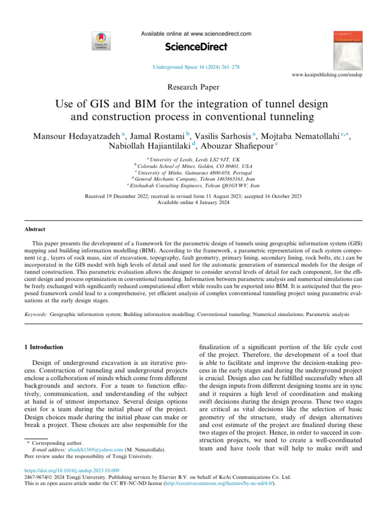 BIM and GIS in Tunnel Design Integration | PDF | Autodesk Revit ...