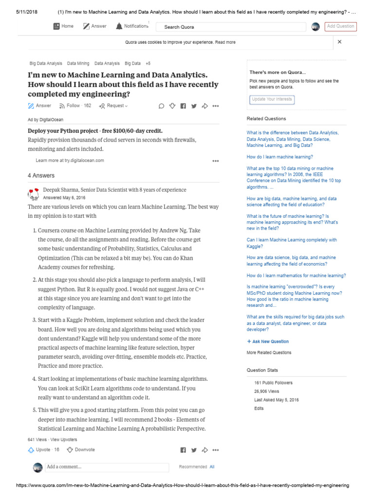 Learn Machine Learning Basics | PDF | Machine Learning | Data Science