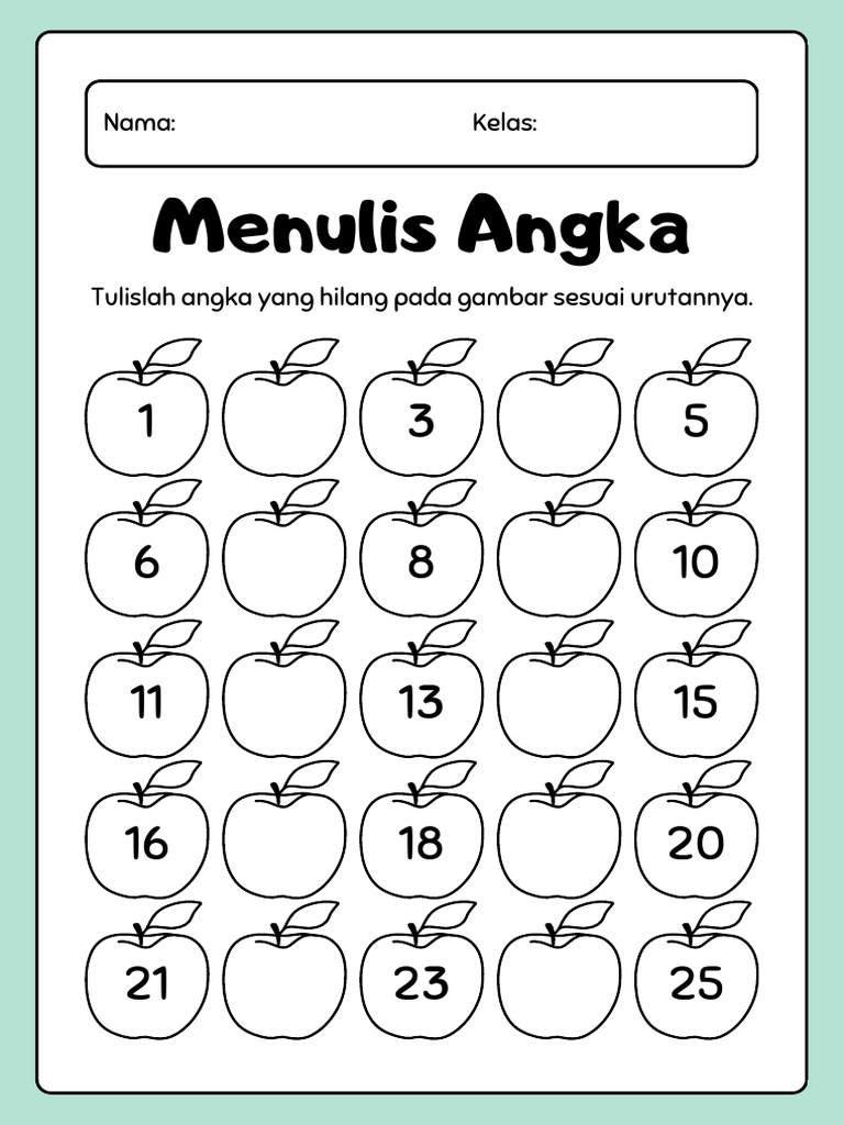 Menyelesaikan Angka yang Hilang | PDF