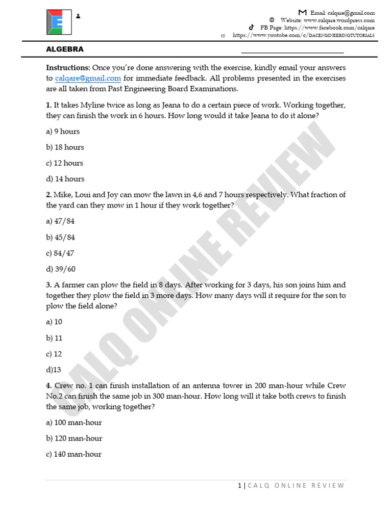 Algebra Summative Assessment 01 | PDF | Equations | Copper