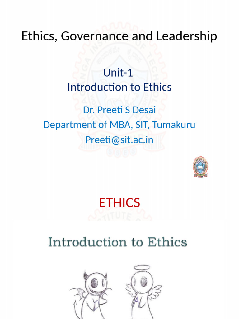 EGL Unit1 | PDF | Business Ethics | Conflict Of Interest
