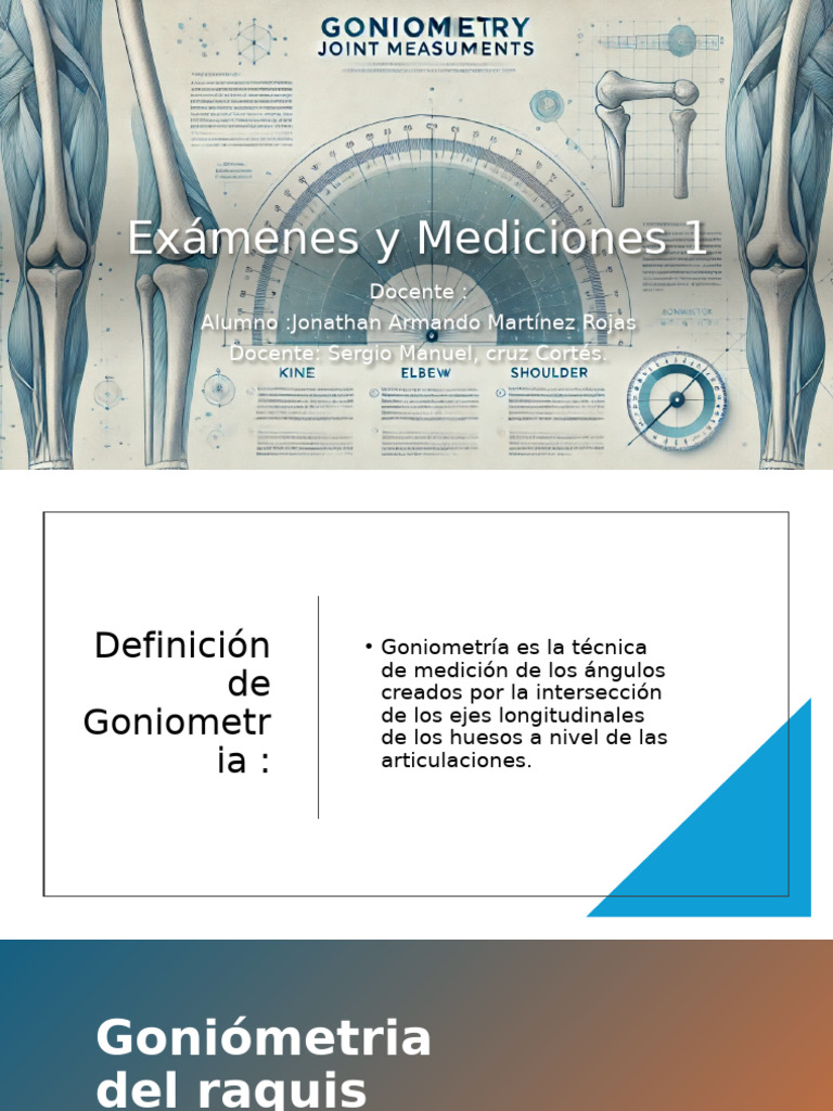 Exámenes y Mediciones 1 3 | PDF | Mano | La columna vertebral