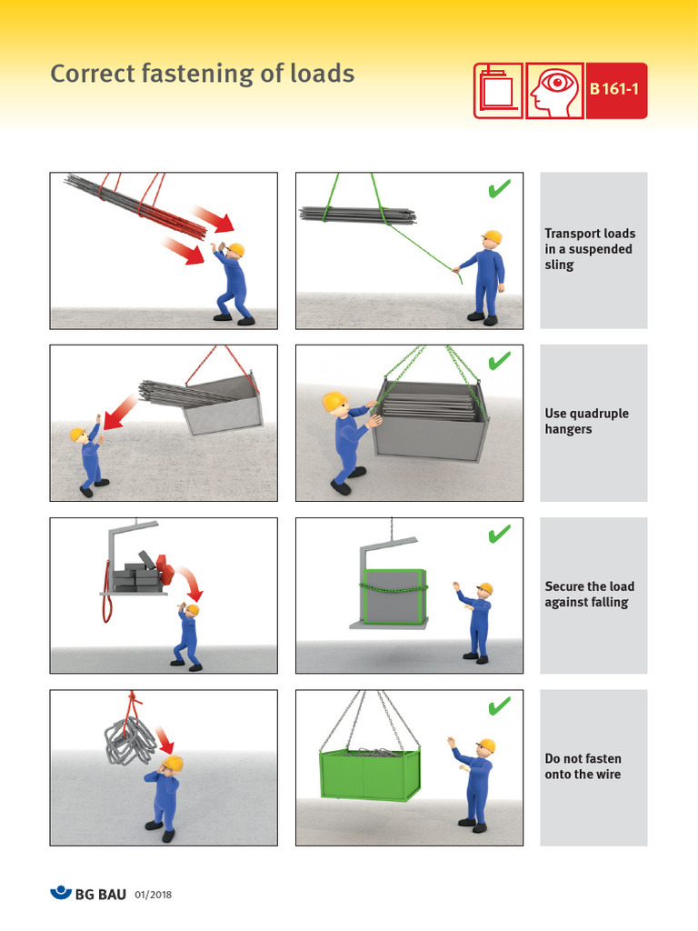 Correct Fastening of Loads: Transport Loads in A Suspended Sling | PDF