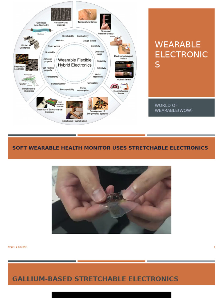 Wearable Electronics: Innovations & Challenges | PDF | Wearable ...