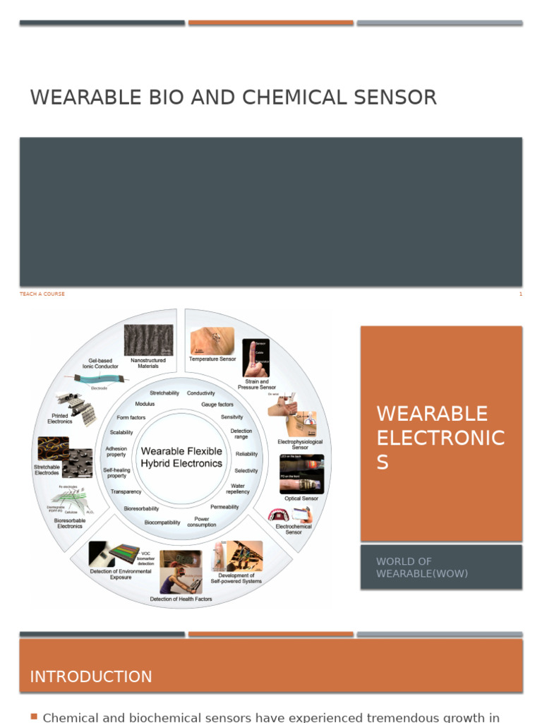 Unit-2 Wearable Electronics-Wearable and Bio Sensor | PDF | Biosensor ...