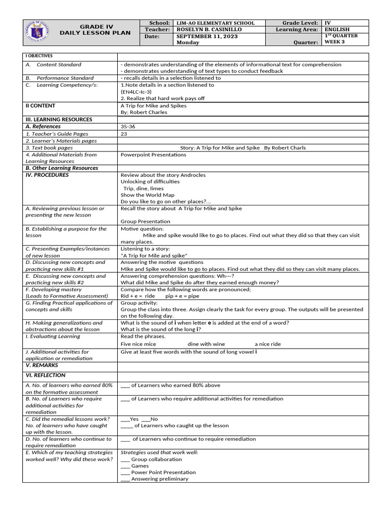 ENGLISH - 9 -11 | PDF | Reading Comprehension | Teaching