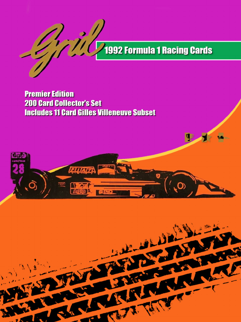 1992-Formula 1 Racing Cards 1992 (Grid) | PDF